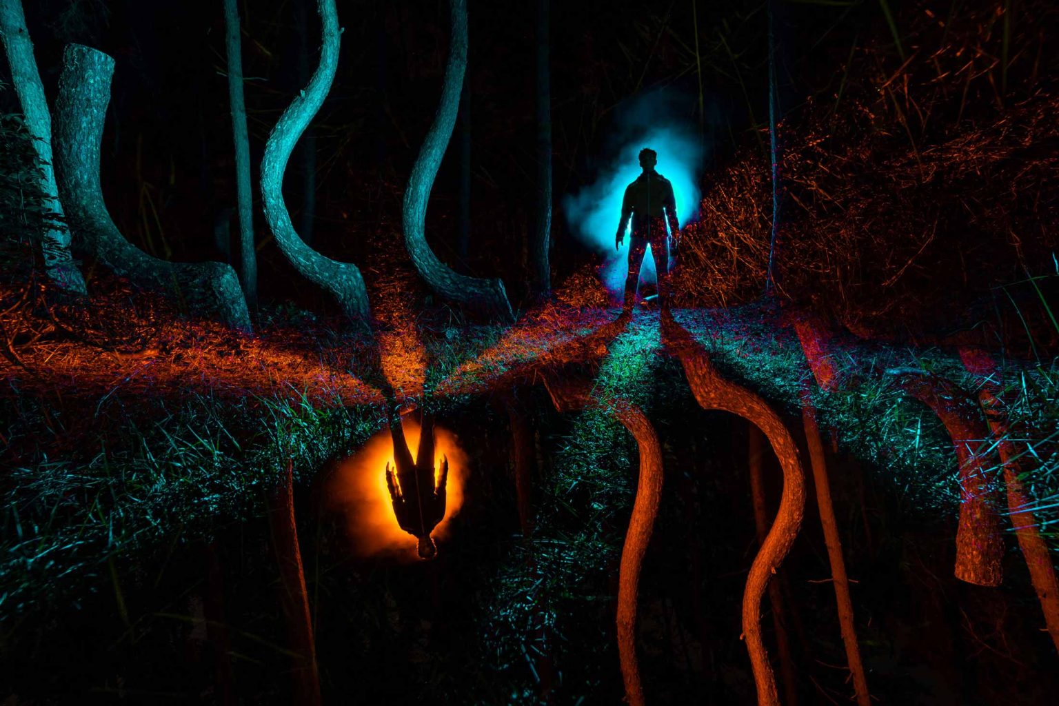 Camera Rotation - Light Painting Photography by Gunnar Heilmann