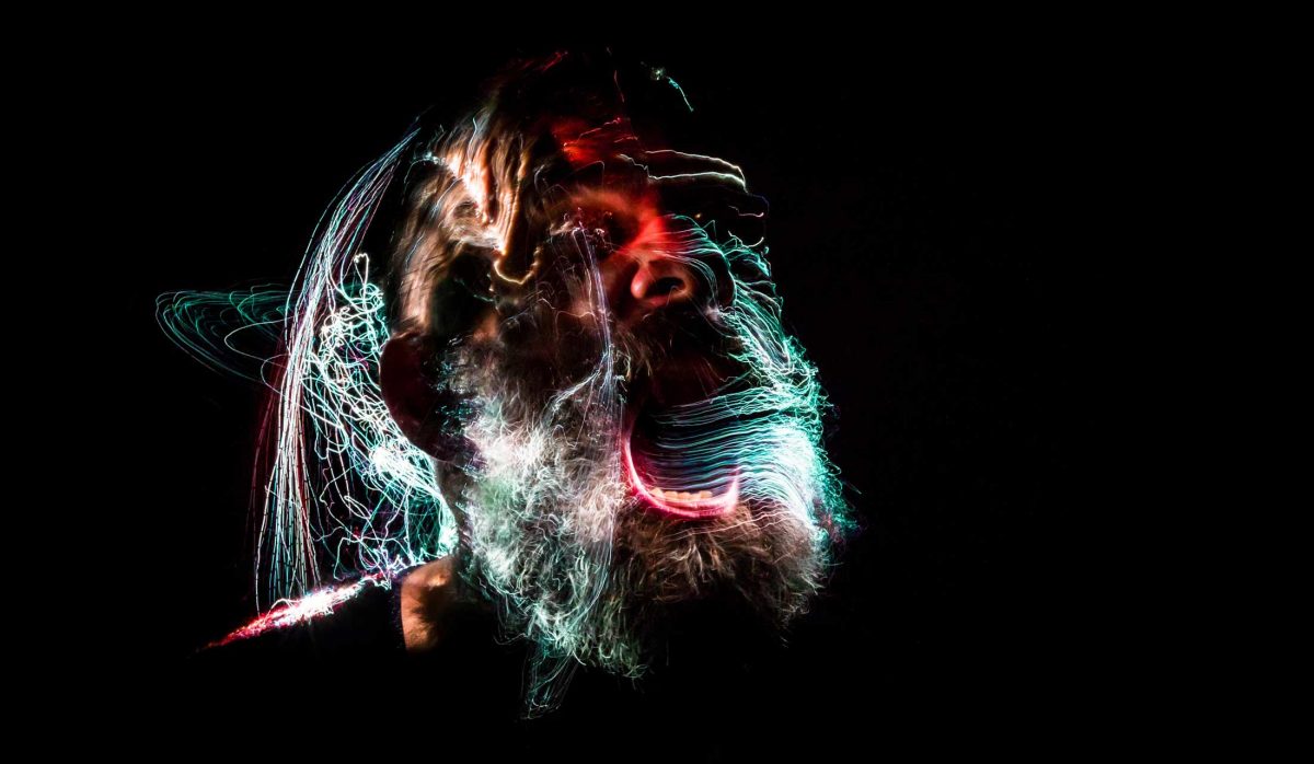 Fiber Optic Light Painting Portraits by Gunnar Heilmann