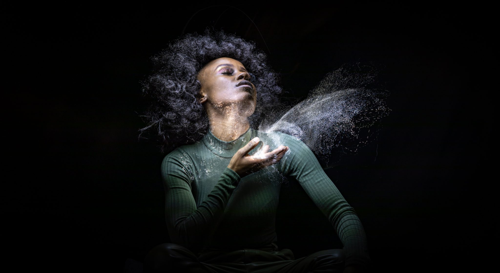 Fiber Optic Light Painting Portraits by Gunnar Heilmann
